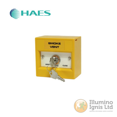 Smoke Vent Firemans Key Switch, yellow | WYK30S-AOV | Illumino Ignis Ltd