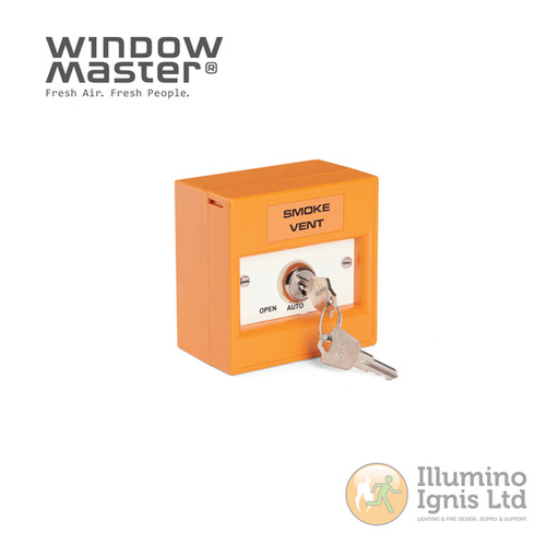 Firemans Override Key Switch - Orange | BG2/FOS/O | Illumino Ignis Ltd