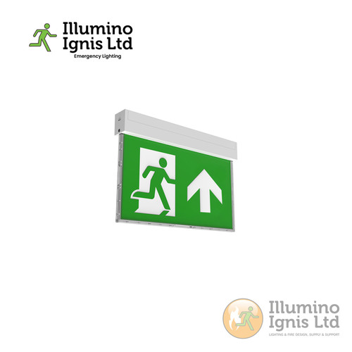 Emergency wall/ceiling exit sign comes with arrow Up legend | K90005 ...