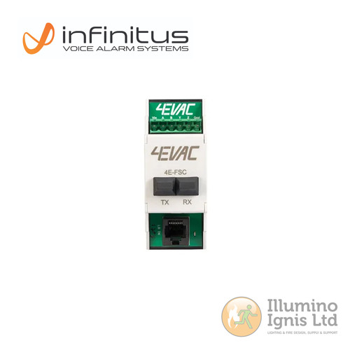 Fibre-Optic Interface Module, CAT5 to 2xSC (Multi-Mode) | 4E-FSC | Illumino Ignis Ltd