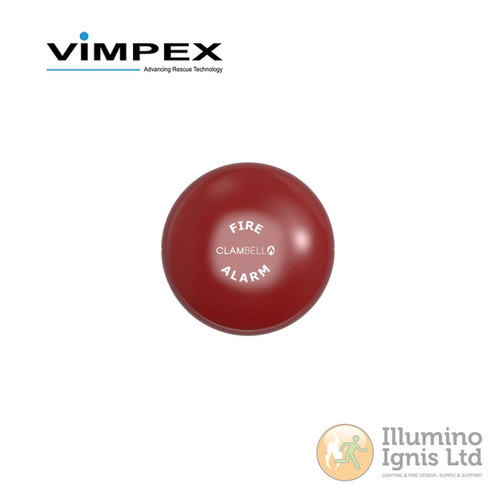 ClamBell 12 V 6" Fire Alarm Bell - Weatherproof - Red | CBE6-RW-012-EN ...