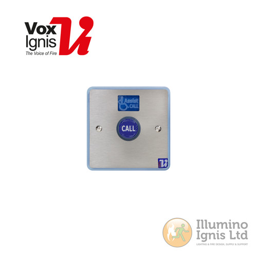 Assist Call Plate, Brushed Stainless Steel Finish | ViLX-CLP | Illumino ...