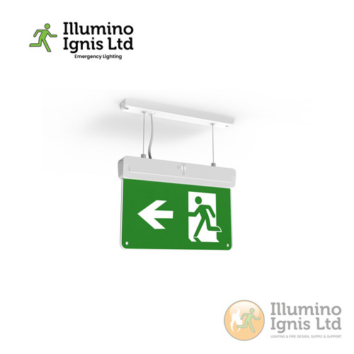 Legends for suspended exit sign, arrow Left/Right | K90004LR | Illumino ...