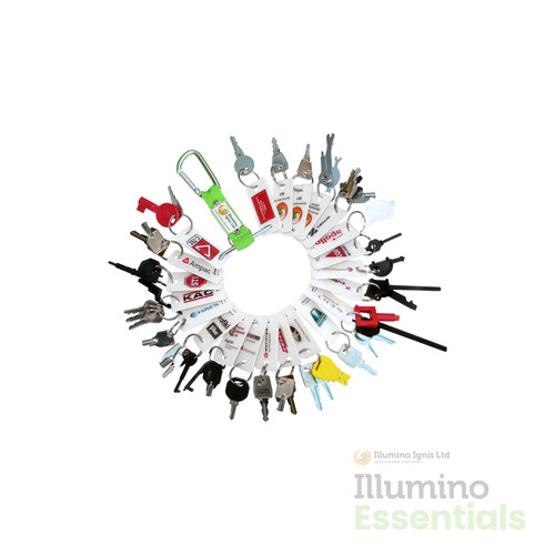 Fire Alarm & Emergency Lighting Engineers Keyring Set | T10019 ...