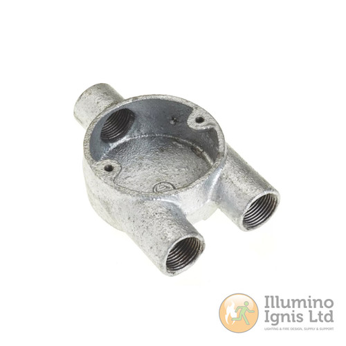 20mm Galvanised Y Box - Individuals | TC0075I | Illumino Ignis Ltd