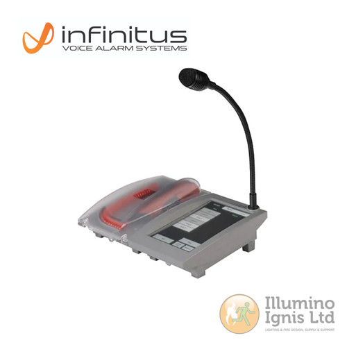 Fireman-Microphone with Touchscreen and gooseneck for Commercial paging ...