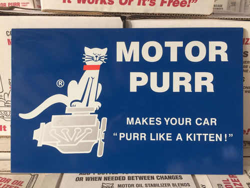 Vintage Motor Purr Sign--Collector's Item | Motor Purr Inc