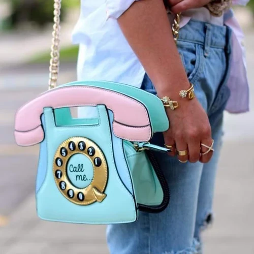 Retro Rotary Telephone Bag | HeyDoll.Net