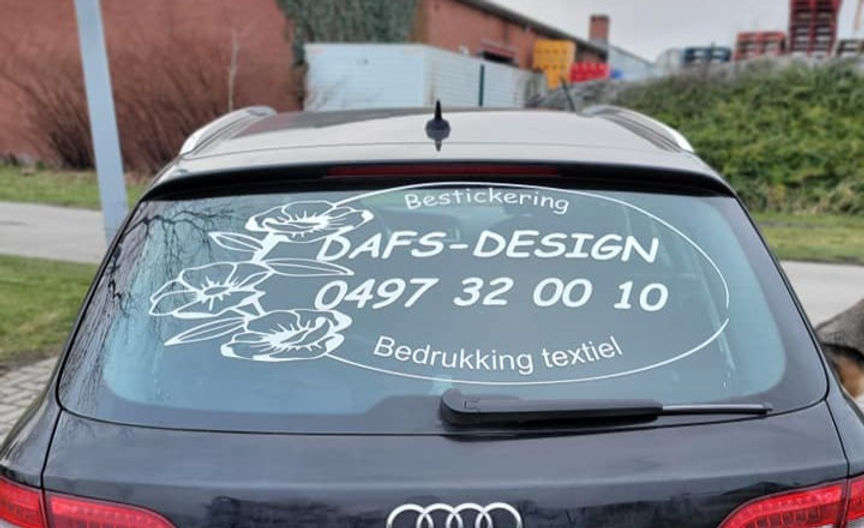 STICKERS EN BESTICKEREN AUTO | dafs-design