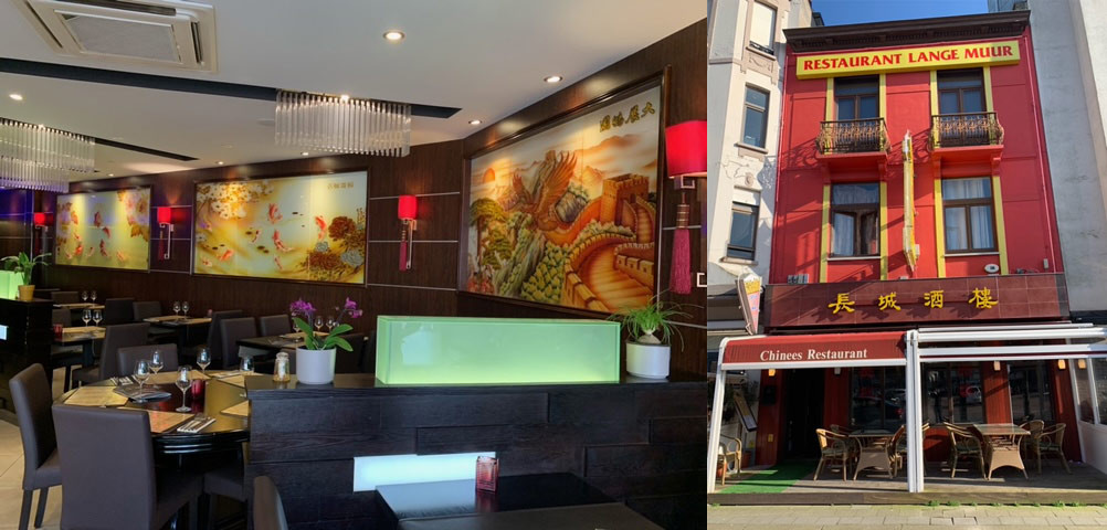 Menu van De Lange Muur, Chinees restaurant in Blankenberge