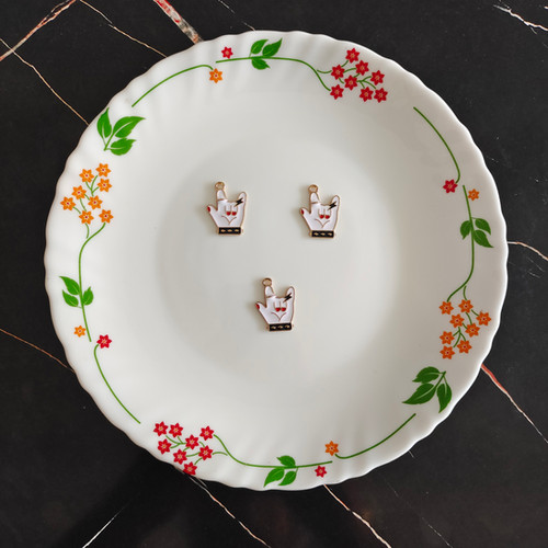 YOLO Hand Sign Charm | Enamel Charms India