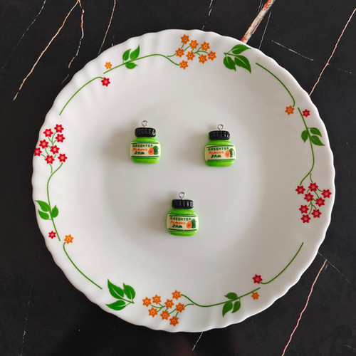 Almond Jam Resin Charm | Enamel Charms India
