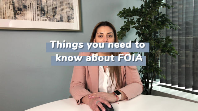 Things you need to know about FOIA