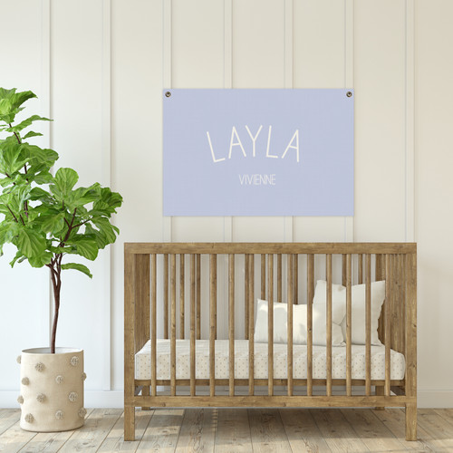 Periwinkle Name Banner | Mini & Company