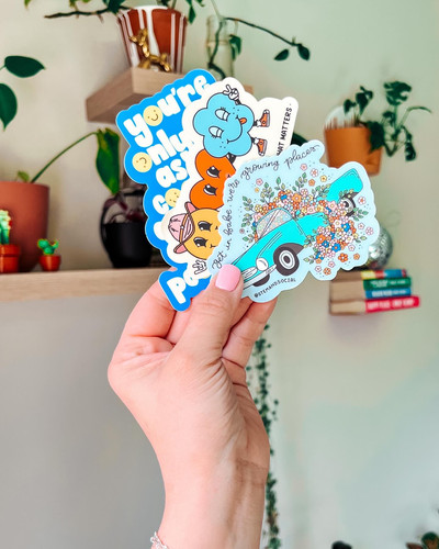 Very Happy Sticker Pack | Stem + Social