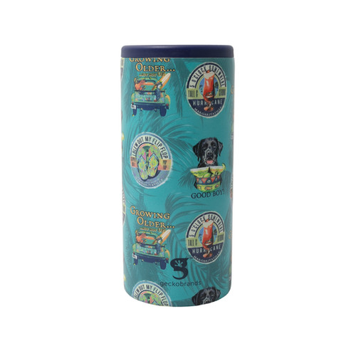 geckobrands Insulated Slim Can Coozie Margaritaville | blueoco