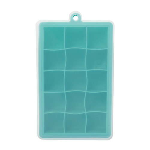 KOLORAE Silicone Ice Tray 15 Cube with Lid | blueoco
