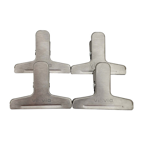 viovia Stainless Steel Bag Clips | blueoco