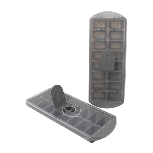 KOLORAE Ice Tray 16 Cube Colors with Lid - Set of 2 - Assorted | blueoco
