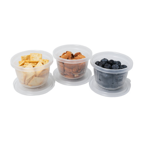 viovia Snack Cups with Lids - 6 Count | blueoco
