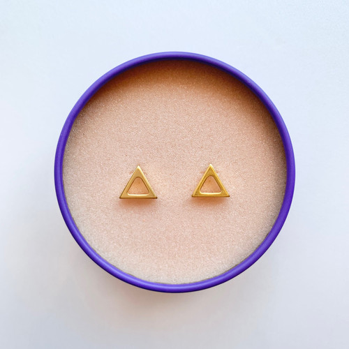 BAQLESS / Purity Triangle Gold / BQL-TR-YG | pualanikamakula