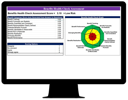 Benefits Health Check Assessment v1 (Excel) | Project Templates