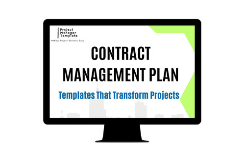 Contract Management Plan (CMP) Template | Project Templates