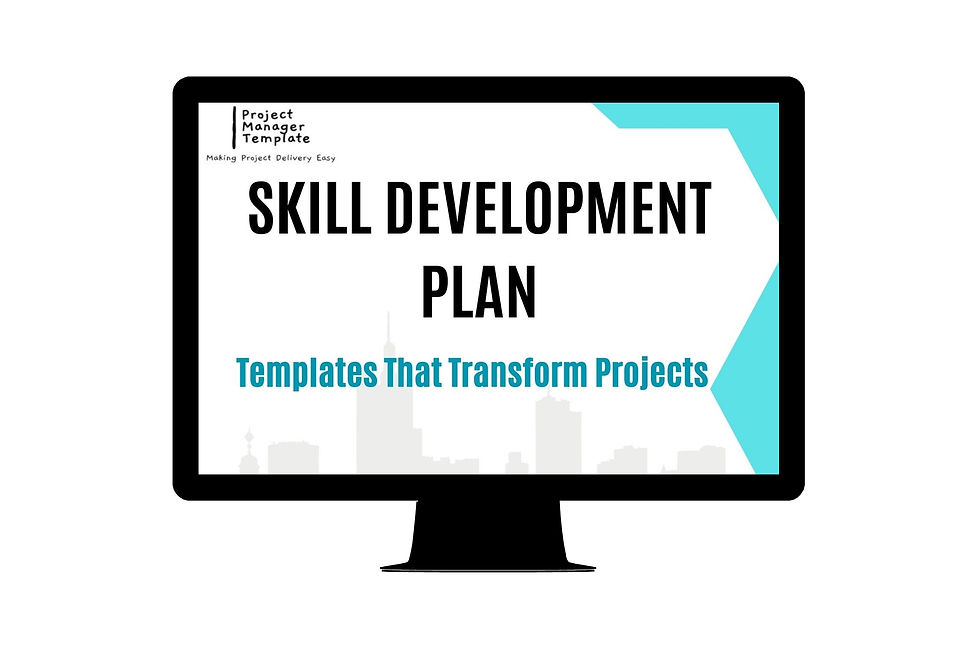 Skill Development Plan Template | Project Templates