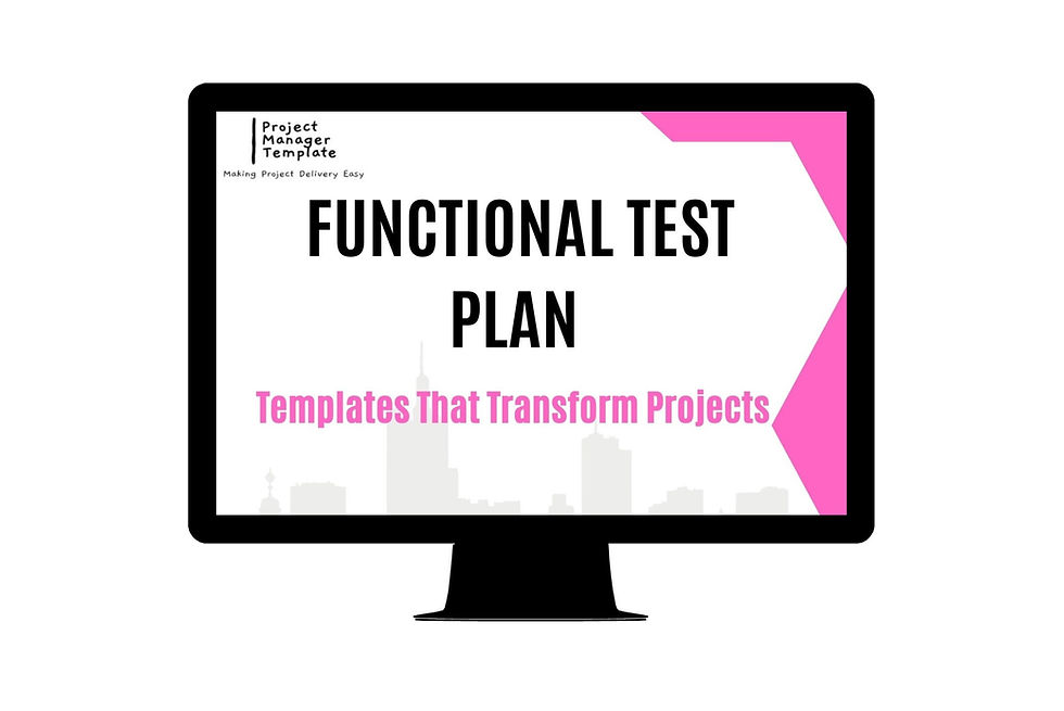 Functional Test Plan Template | Project Templates