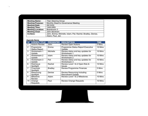 Meeting Agenda | Project Templates