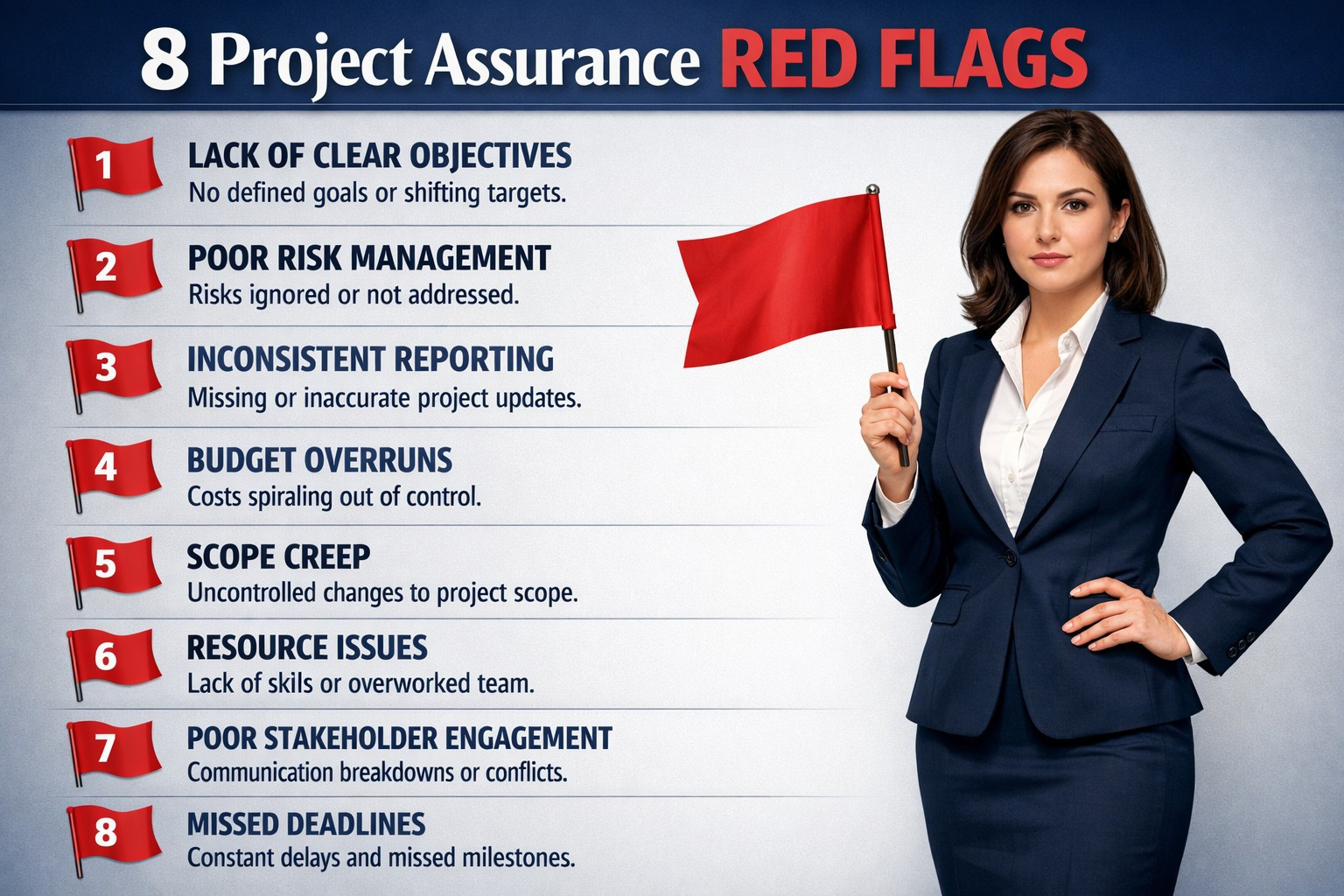 8 Project Assurance Red Flags That Signal Delivery Risk