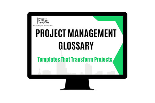 Project Management Glossary Template | Project Templates
