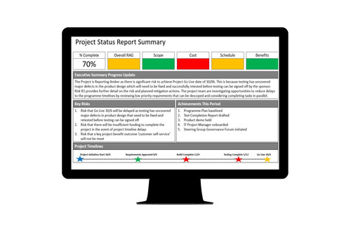 Project Status Report Summary Template | Project Templates