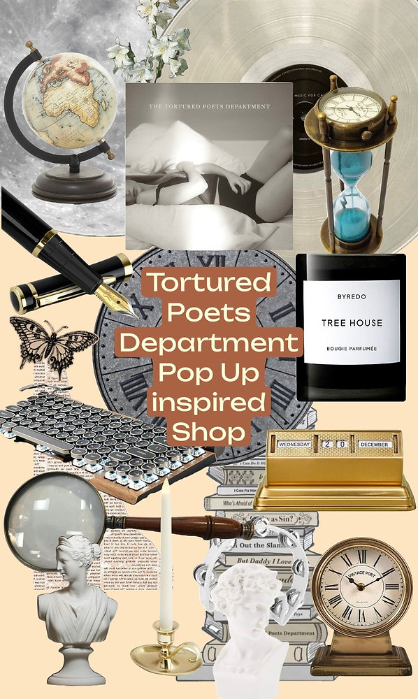 Taylor Swift Tortured Poets Department Pop Up Shop