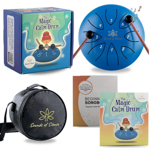 Emma’s Magic Calm Drum – Steel Tongue Drum for Kids