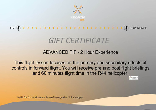 Advanced TIF - 2 Hour Experience - Flight Training | Helicopter Corp.