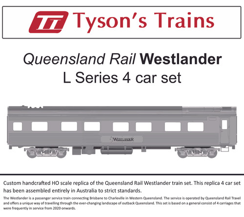 Ready To Run Queensland Rail Westlander 4 car set HOn3.5 scale Tyson's ...