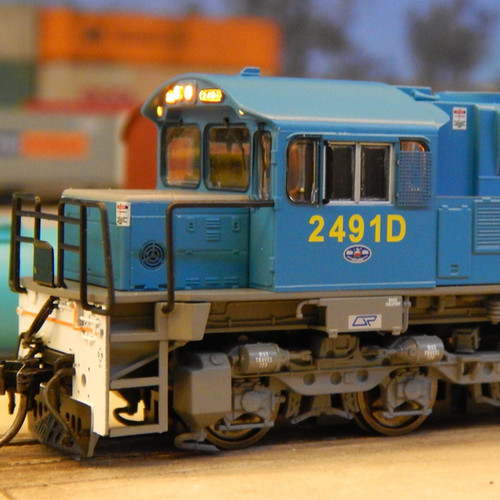 HOn3.5 Queensland Rail 2470 Class locomotive #2491D Wuiske Models ...