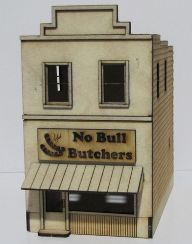 The Butcher Store HO Scale Trackside Models. SM1063 | Modeller's-warehouse
