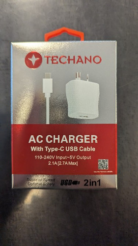 CHARGE CABLE USB A TO USB C WITH 240V ADAPTER | RevolutionCdYoung