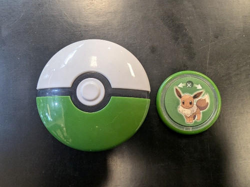 POKEMON POKEBALL DISC SHOOTER GREEN EEVEE | RevolutionCdYoung