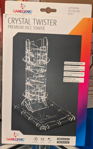 CRYSTAL TWISTER DICE TOWER | RevolutionCdYoung