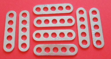 5 hole Narrow Connecting strip (8) | Meccano