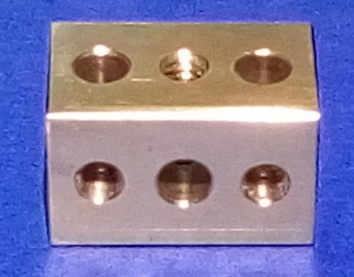 1/2" Square 3 hole Coupling | Meccano