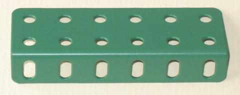 L section Angle Girder 6 holes | Meccano