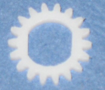 18 tooth Delrin Gear Disc | Meccano
