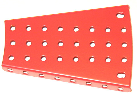 Sector Plate 5 x 8 x 3 (metallus red) | Meccano