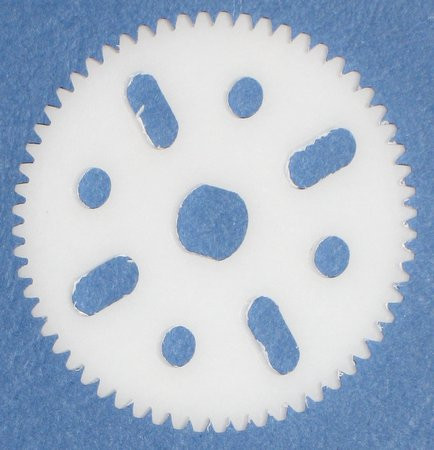 60 tooth Delrin Gear Disc | Meccano