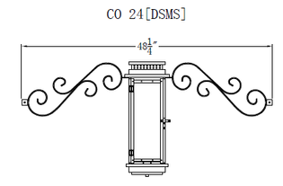 CO Line Drawings | The CopperSmith | Handcrafted Copper Lighting