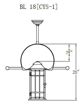 BL Line Drawings | The CopperSmith | Handcrafted Copper Lighting